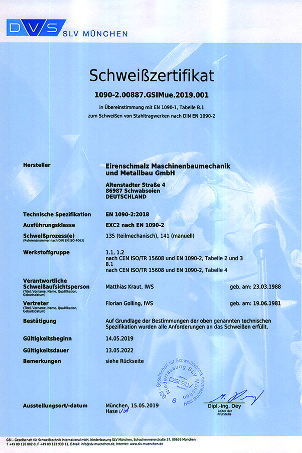 Eirenschmalz | Unternehmensgruppe